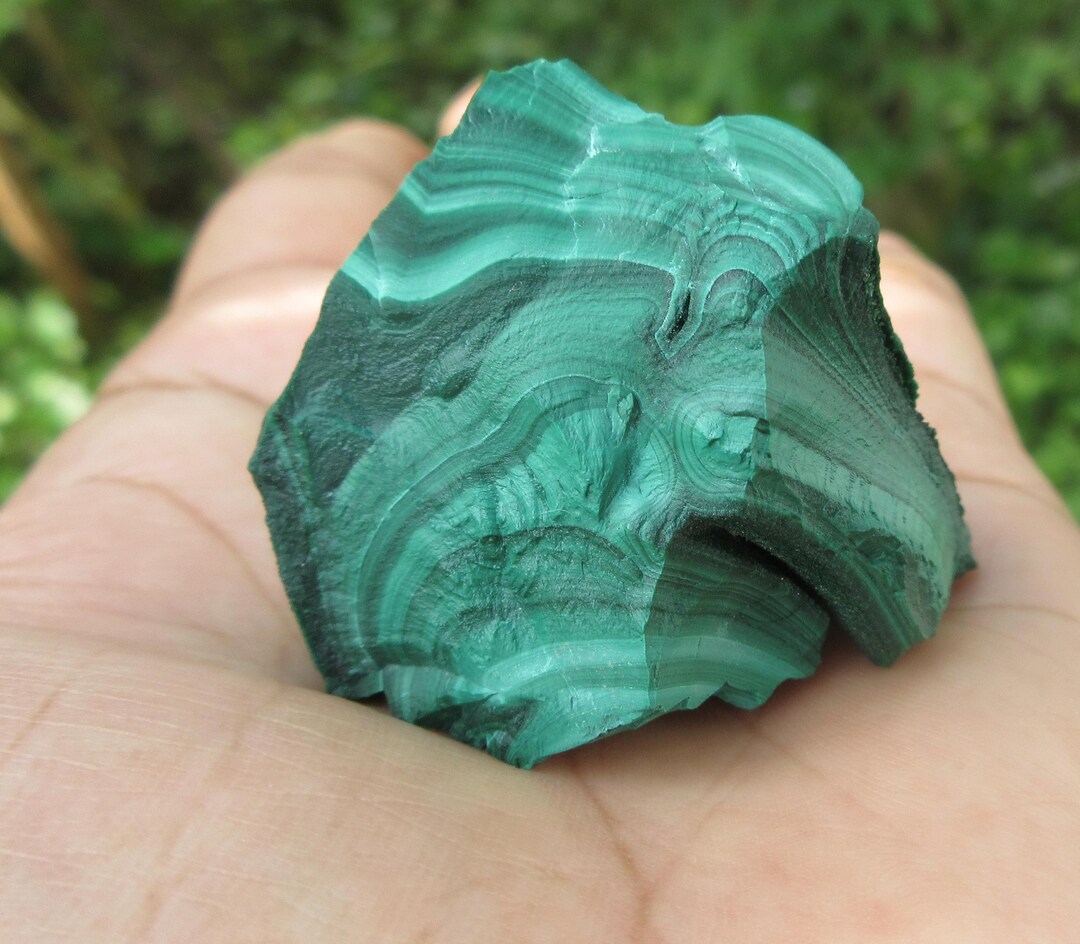 Raw Malachite Crystal Specimen: Green Copper Ore, Healing Stone - Etsy