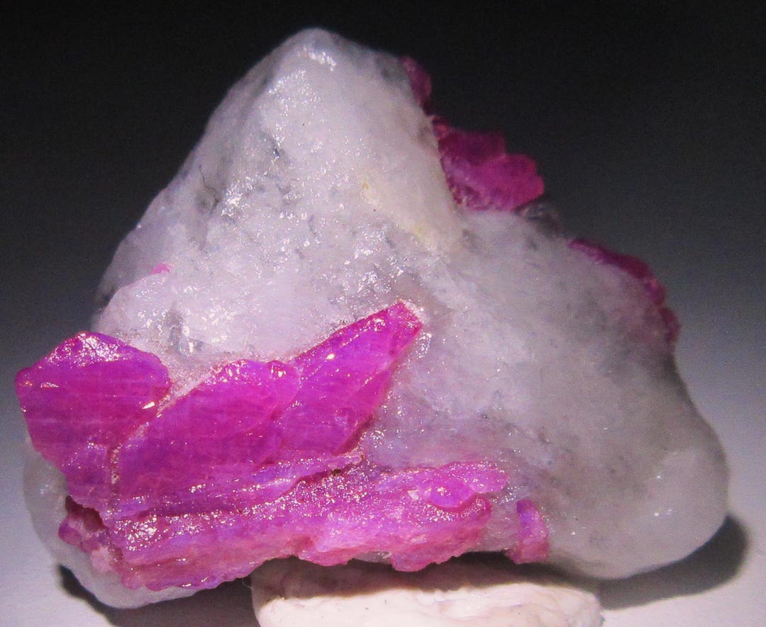 Ruby Crystals in Calcite, Crystal Mineral Specimen. . From Ruby ...