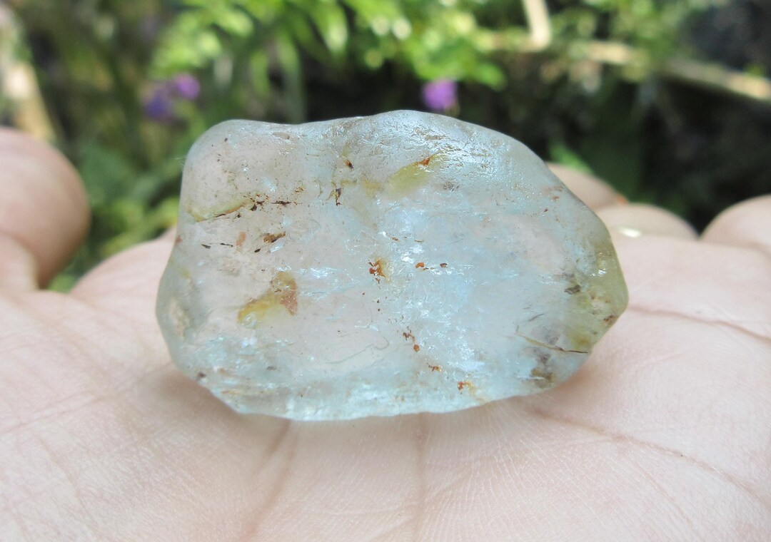Natural Light Blue Topaz Crystal Piece. Natural Blue Topaz. 112.85 Crt ...