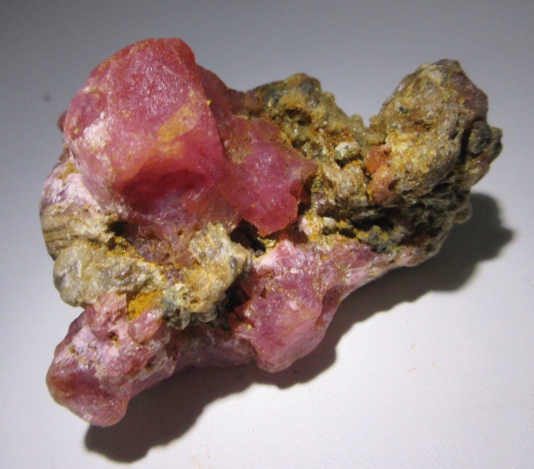 Natural Ruby Polymorph Crystal Piece . Pink Red Ruby From Vietnam. 185 ...