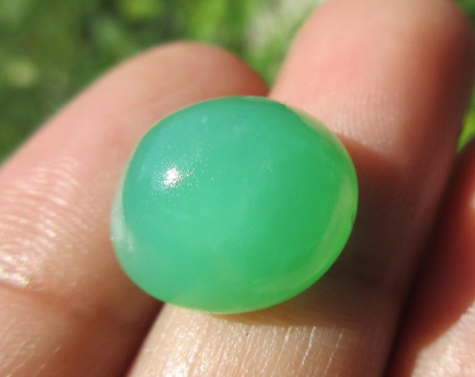 Mint Green Blue Chrysoprase Cabochon ... 13.90 Crt - Etsy