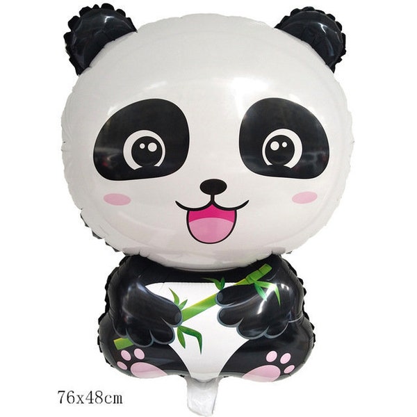 Panda With Balloons - Etsy