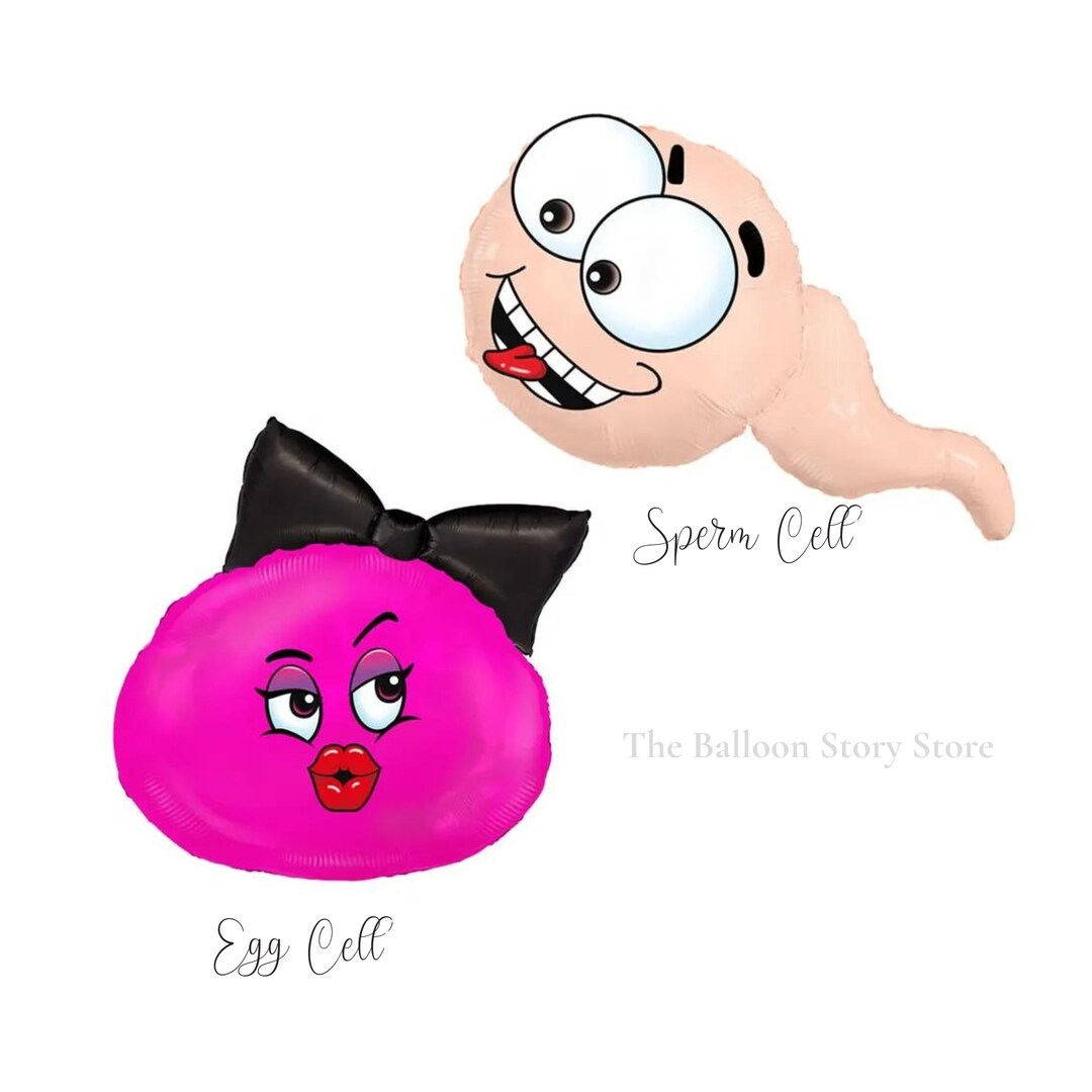 Sperm Cell Balloon Ovum Balloon Bachelorette Party Decor Adult Party ...