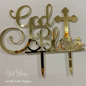 Baptism Cake Topper Christening Cake Topper Religious Cake Topper Holy ...