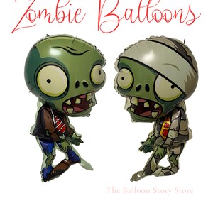 Zombie Balloon Halloween Zombie Balloon Zombies - Etsy