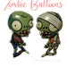 Zombie Balloon Halloween Zombie Balloon Zombies - Etsy