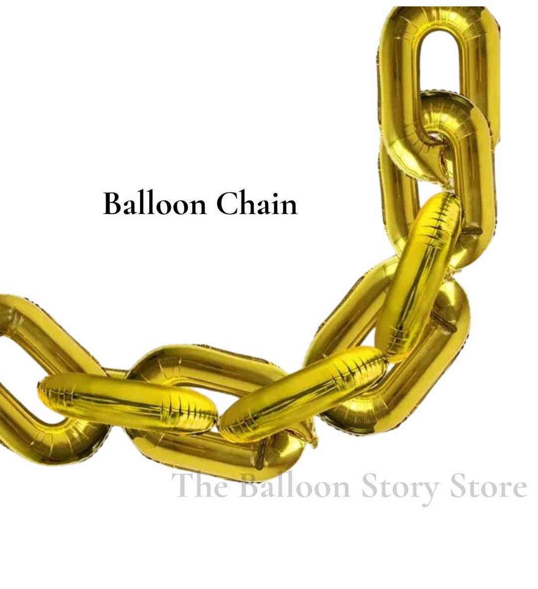 Chain Balloon Linking Balloon Chain 80s and 90s Hiphop Chain Balloon - Etsy