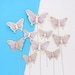 Butterfly Cake Topper Butterfly Cake Accessories Blue Butterflies Cake ...
