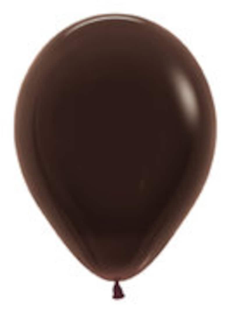 Deluxe Chocolate Brown Balloons Dark Brown Balloon Chocolate - Etsy
