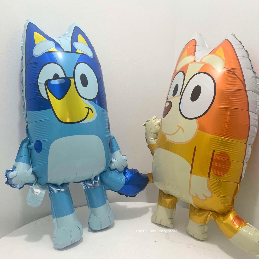 Blue and Bingo Foil Balloon Cartoon Character Balloons - Etsy