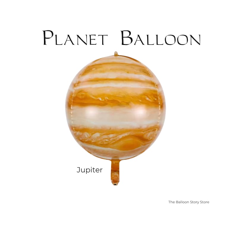 Solar System Planet Balloons: 22" Earth, Mars, Jupiter, Venus, Saturn ...