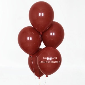 Red Collection Latex Balloons Imperial Red Balloon Ruby Red Balloon ...