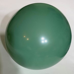 5"/11"/18" Round Bean Green Latex Balloons - Etsy
