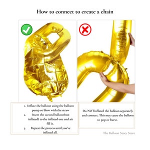 Chain Balloon Linking Balloon Chain 80s and 90s Hiphop Chain Balloon - Etsy