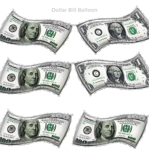 Dollar Bill Balloon Money Foil Balloon - Etsy