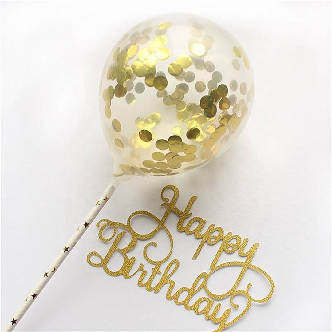 Sign and Balloon Cake Topper Combo - Etsy