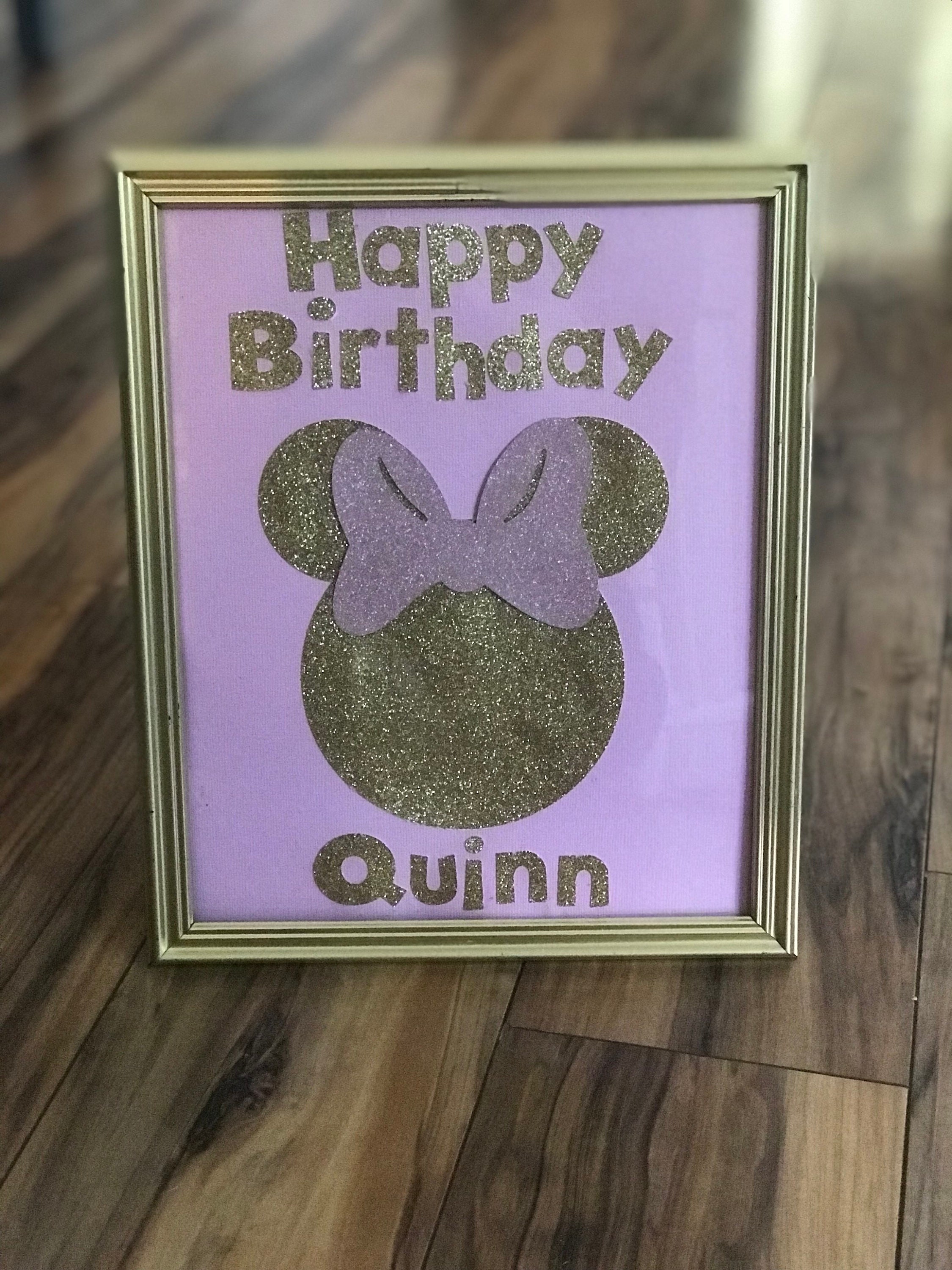 Minnie Mouse Birthday Sign - Etsy