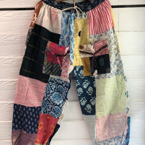 Patchwork Pants - Etsy