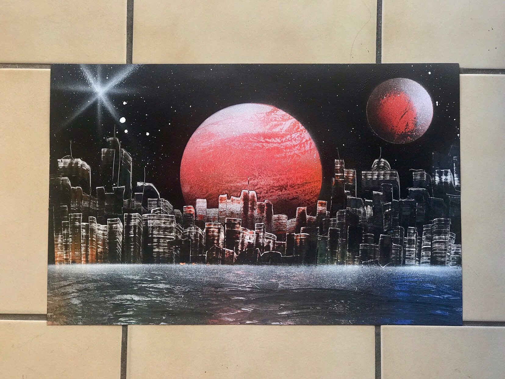 Spray Paint Art Space And City