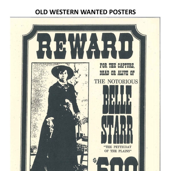 Wanted Poster - Etsy
