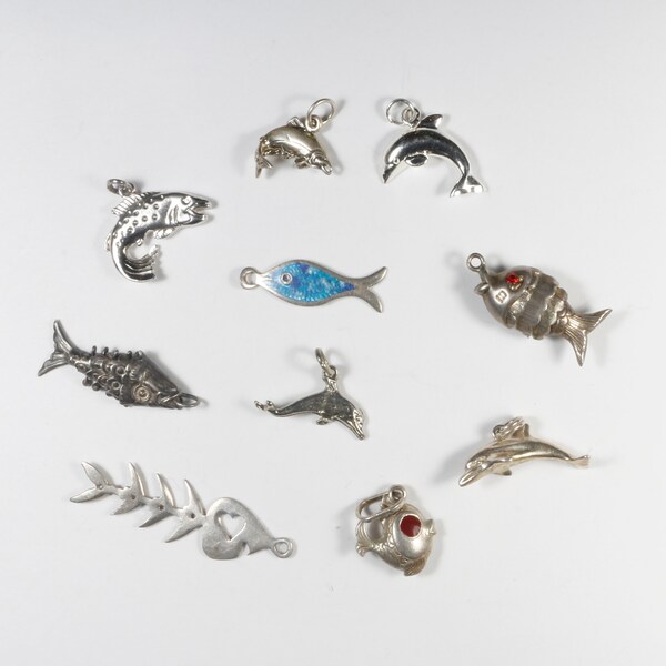 Fish Scale Charms - Etsy