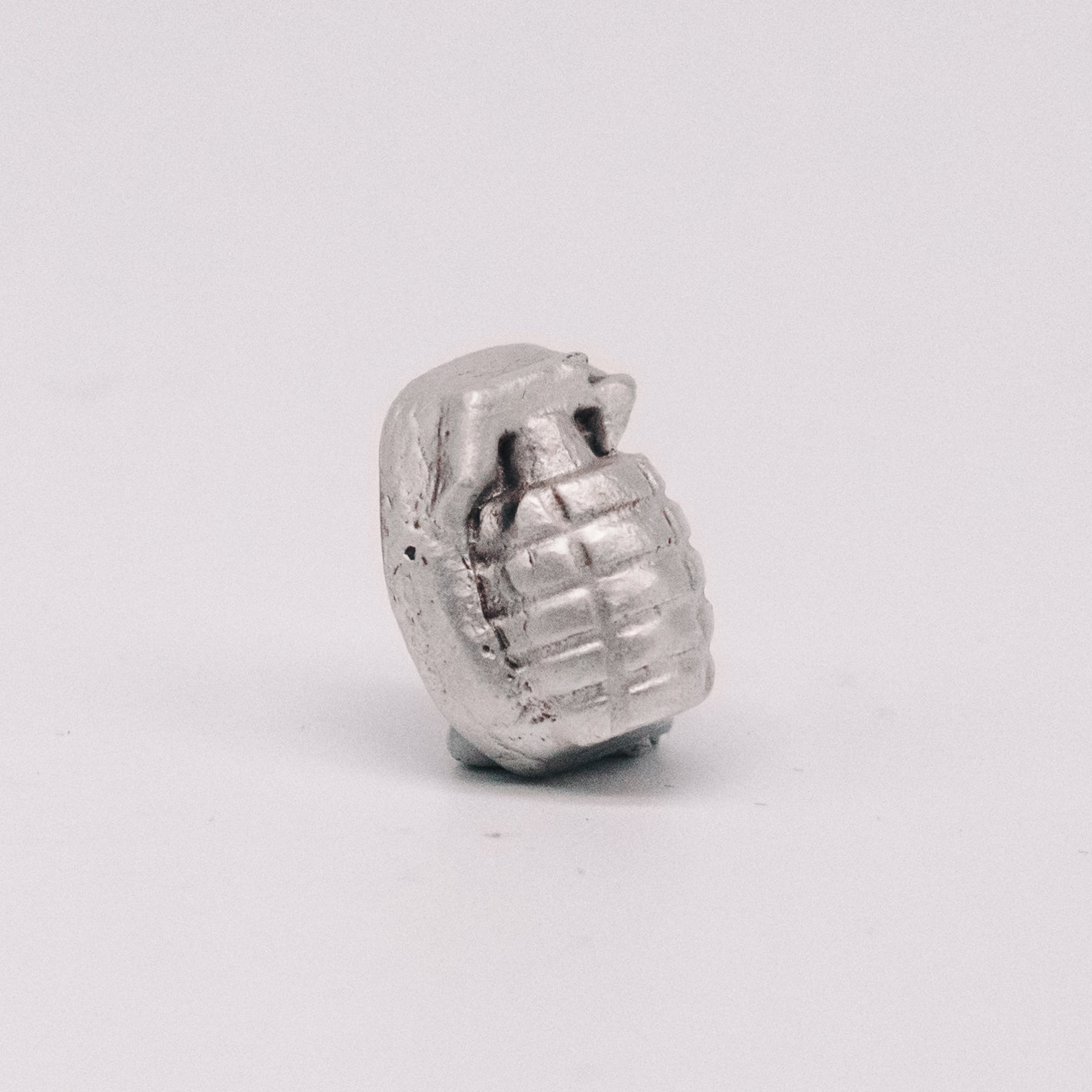 1/2 Troy Ounce .999 Fine Silver Hand Poured Baby Boom Grenade Art Bar ...