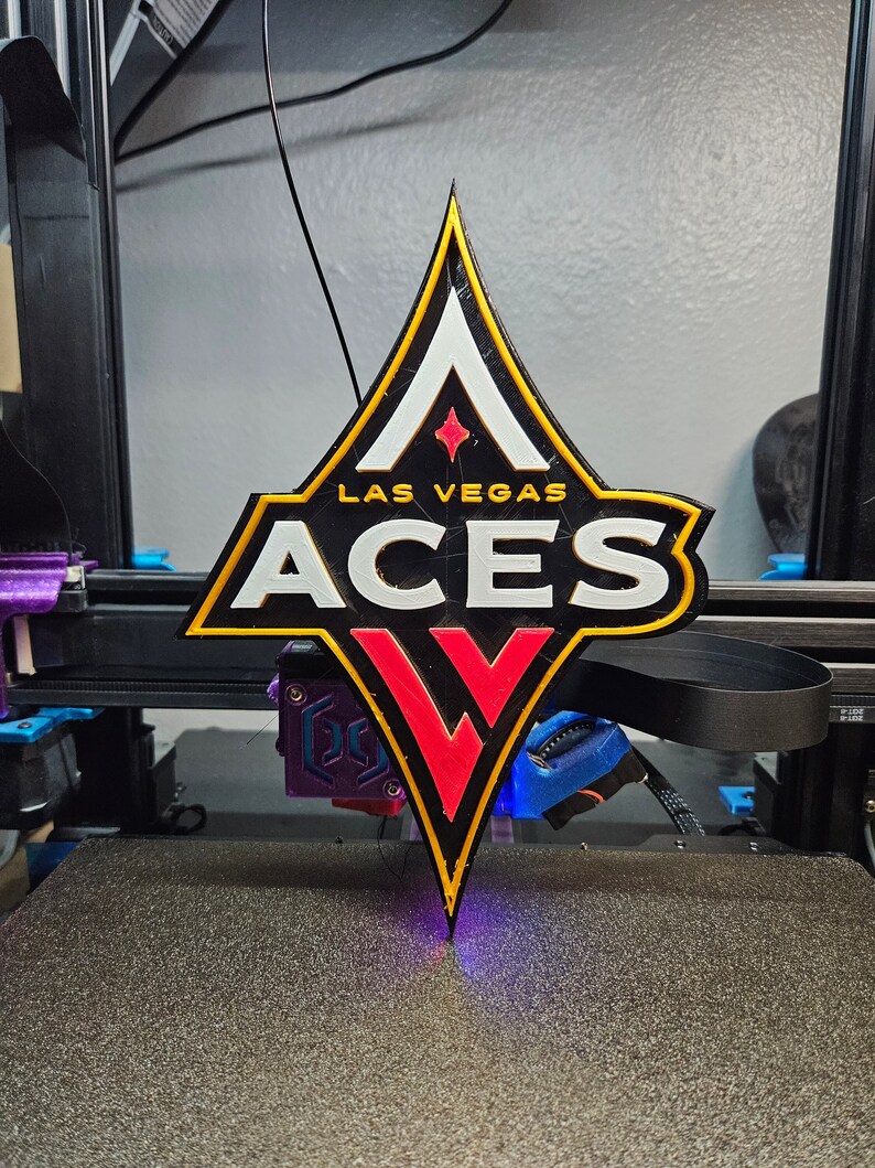 Las Vegas Aces Logo - Etsy