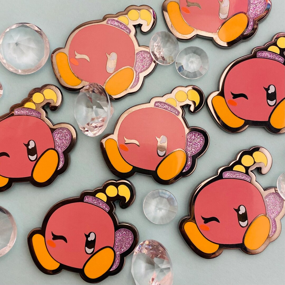Paper Pretty Pink Bomb | Bombette Inspired Enamel Pin - Etsy