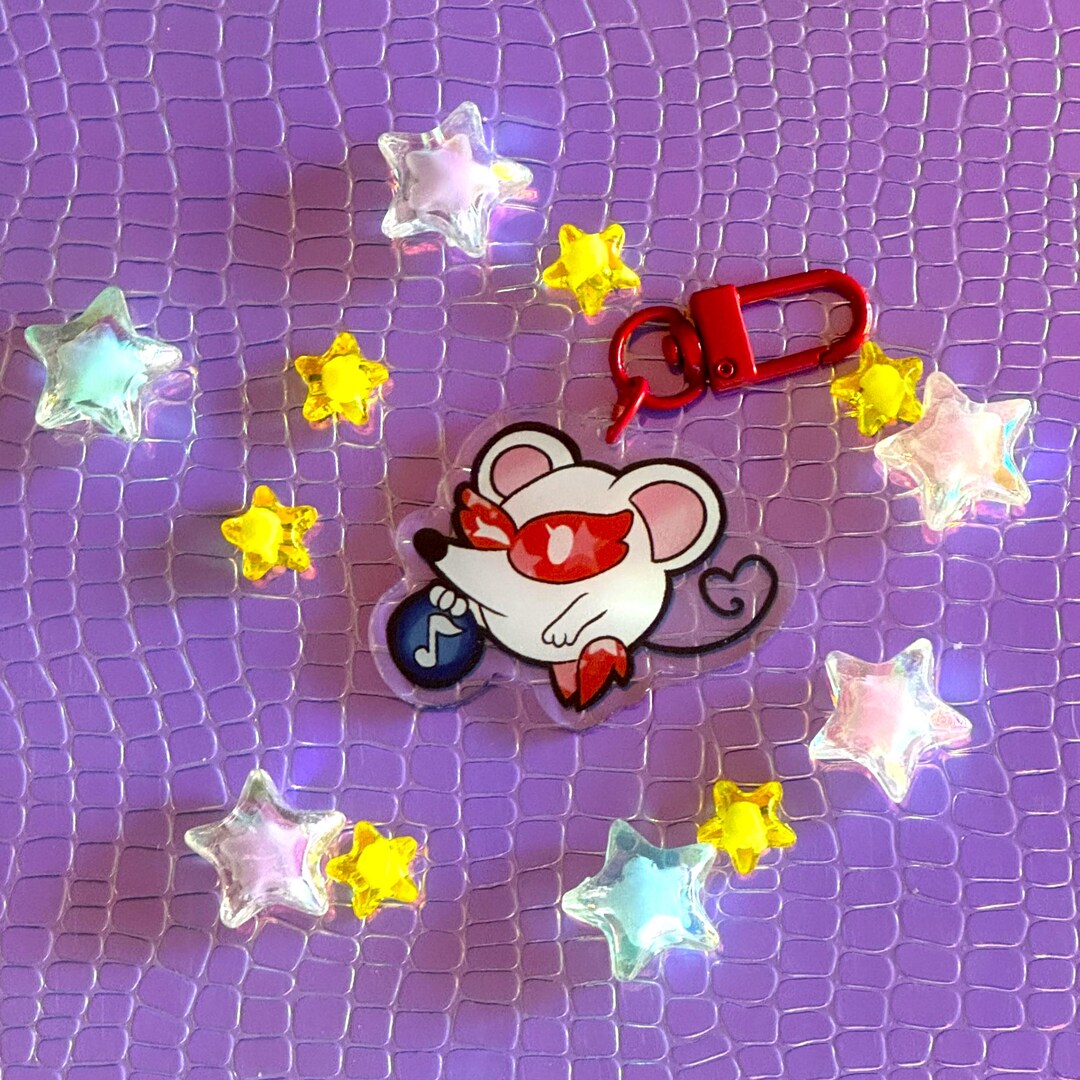 Paper Pals | Paper Mario Inspired Keychain | Squeaktacular Thief - Etsy