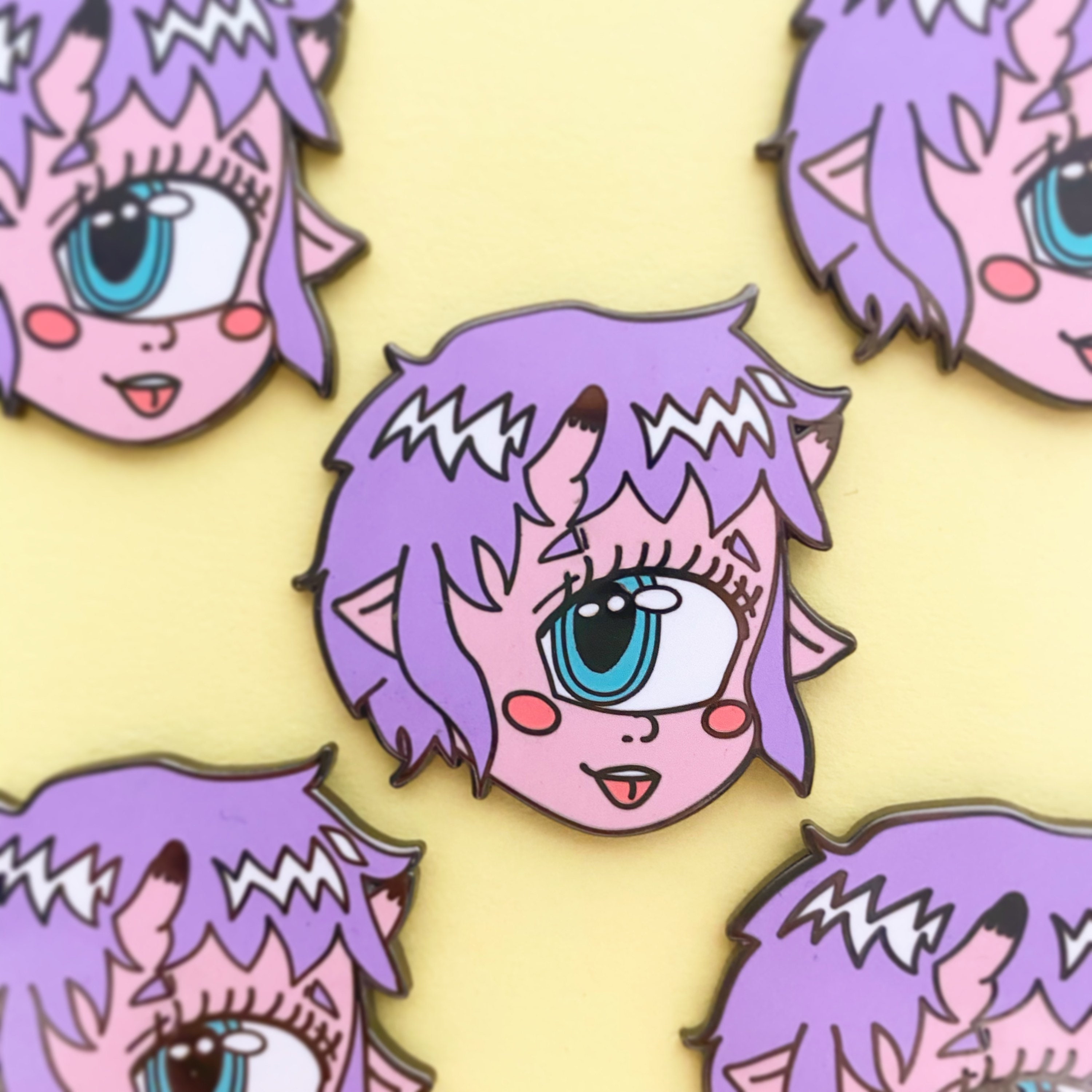 Mata Cyclops Girl Pin | Etsy