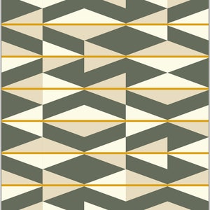 Pointed Path Quilt Pattern - PDF Digital Download - by Taren Studios - Etsy