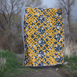 Modern Chalet Quilt Pattern - PDF Digital Download - by Taren Studios ...