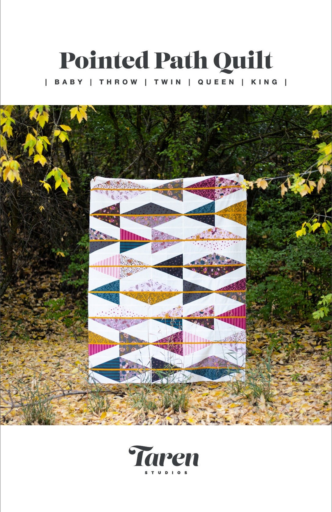 Pointed Path Quilt Pattern PDF Digital Download by Taren | Etsy