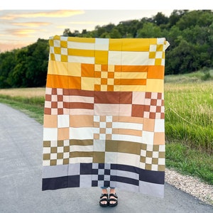 Checks Mix Quilt Pattern - PDF Digital Download - by Taren Studios - Etsy
