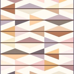 Pointed Path Quilt Pattern - PDF Digital Download - by Taren Studios - Etsy
