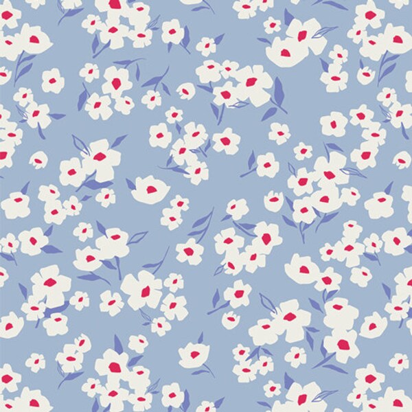 Periwinkle Spring Fabric - Etsy