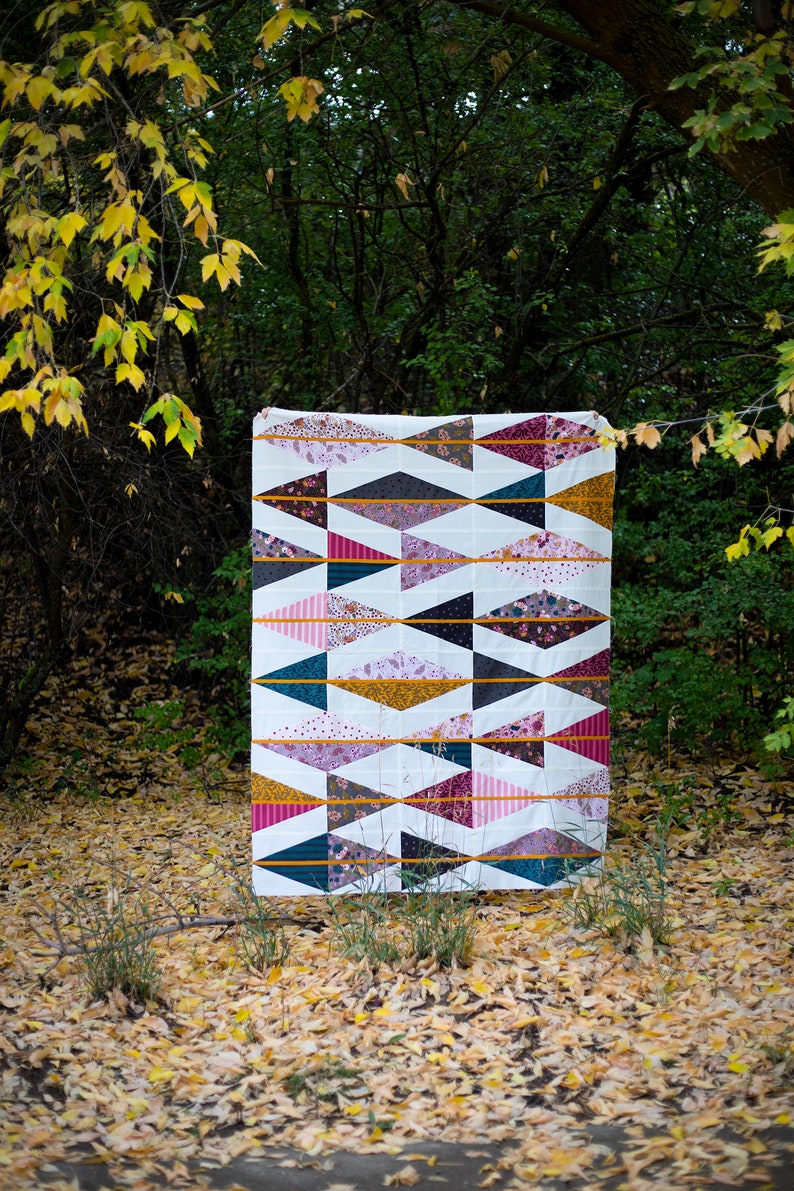 Pointed Path Quilt Pattern - PDF Digital Download - by Taren Studios - Etsy