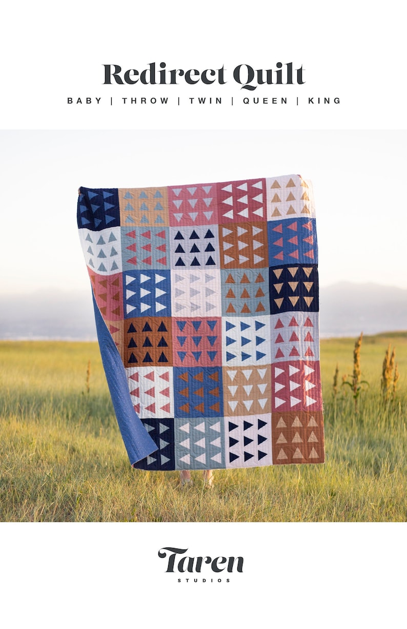 Redirect Quilt Pattern - PDF Digital Download - by Taren Studios - Etsy