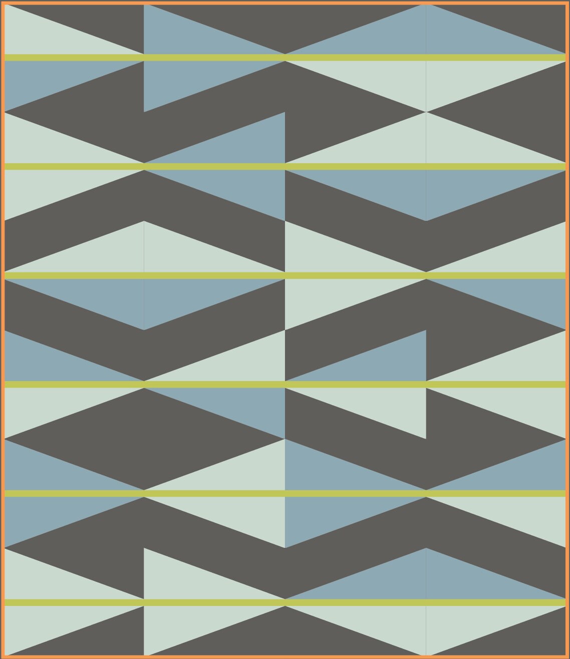 Pointed Path Quilt Pattern PDF Digital Download by Taren | Etsy