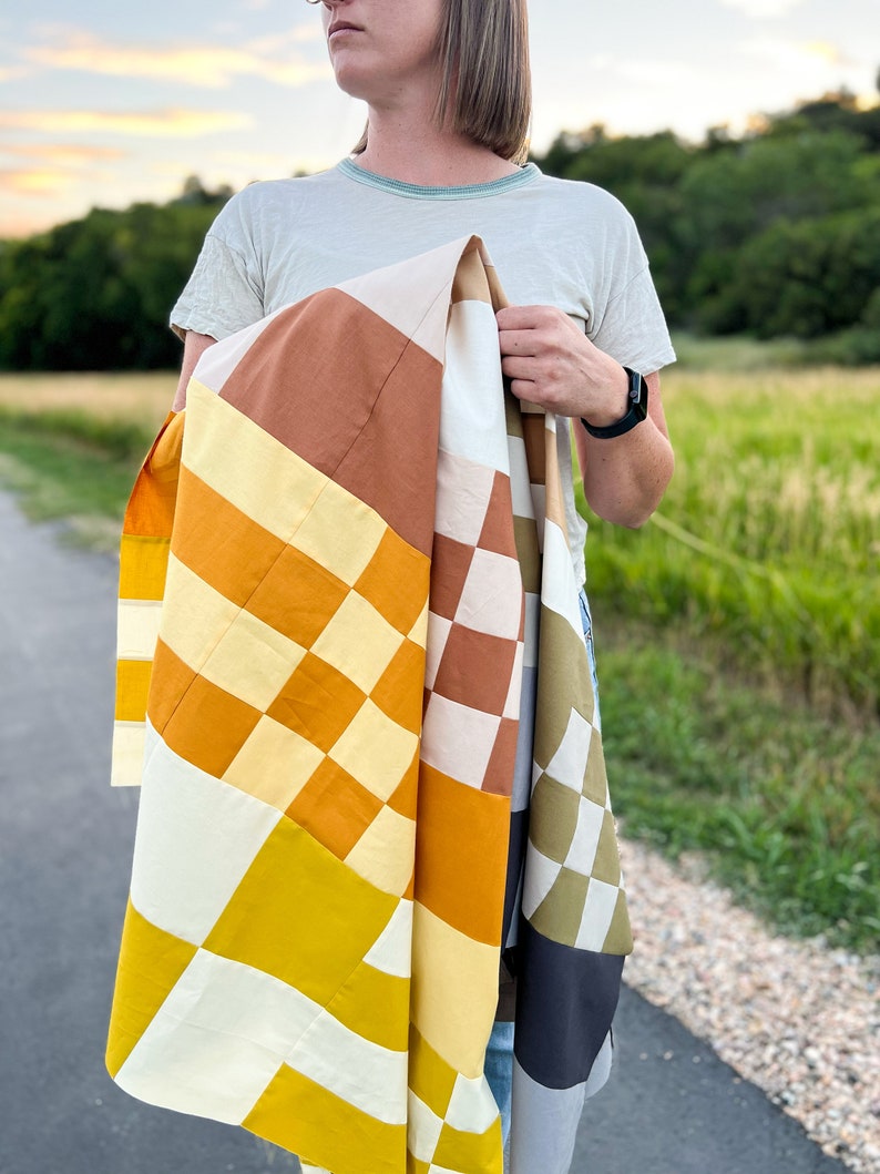 Checks Mix Quilt Pattern - PDF Digital Download - by Taren Studios - Etsy