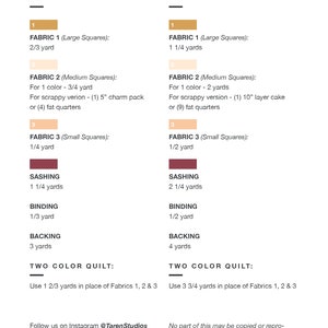 Modern Chalet Quilt Pattern - PDF Digital Download - by Taren Studios ...