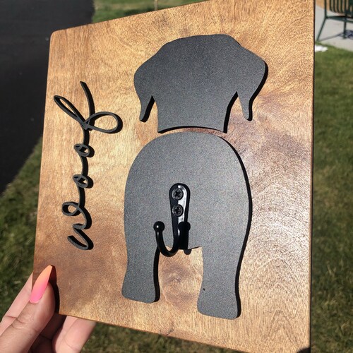 Pomski Dog Silhouette SVG Pomski Dog Butt Leash Hook SVG File - Etsy