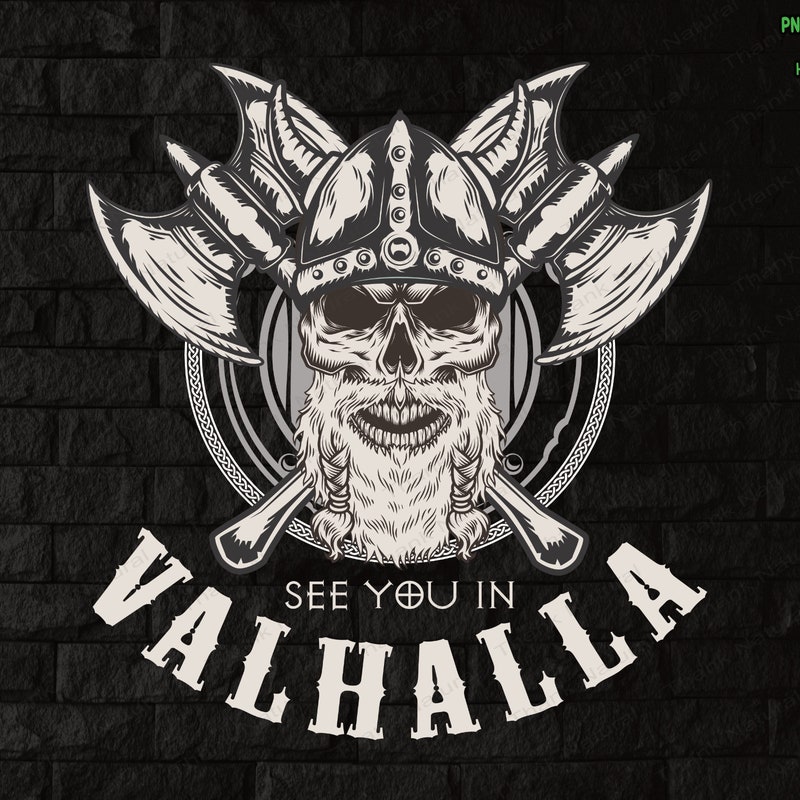 Valhalla Svg - Etsy