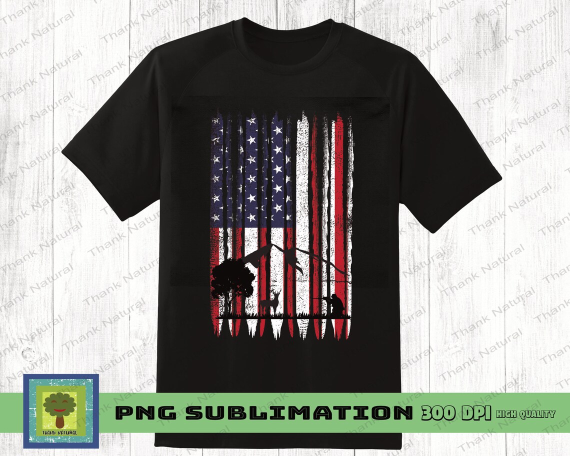 Deer Hunting Sublimation Digital Download USA Flag Deer - Etsy