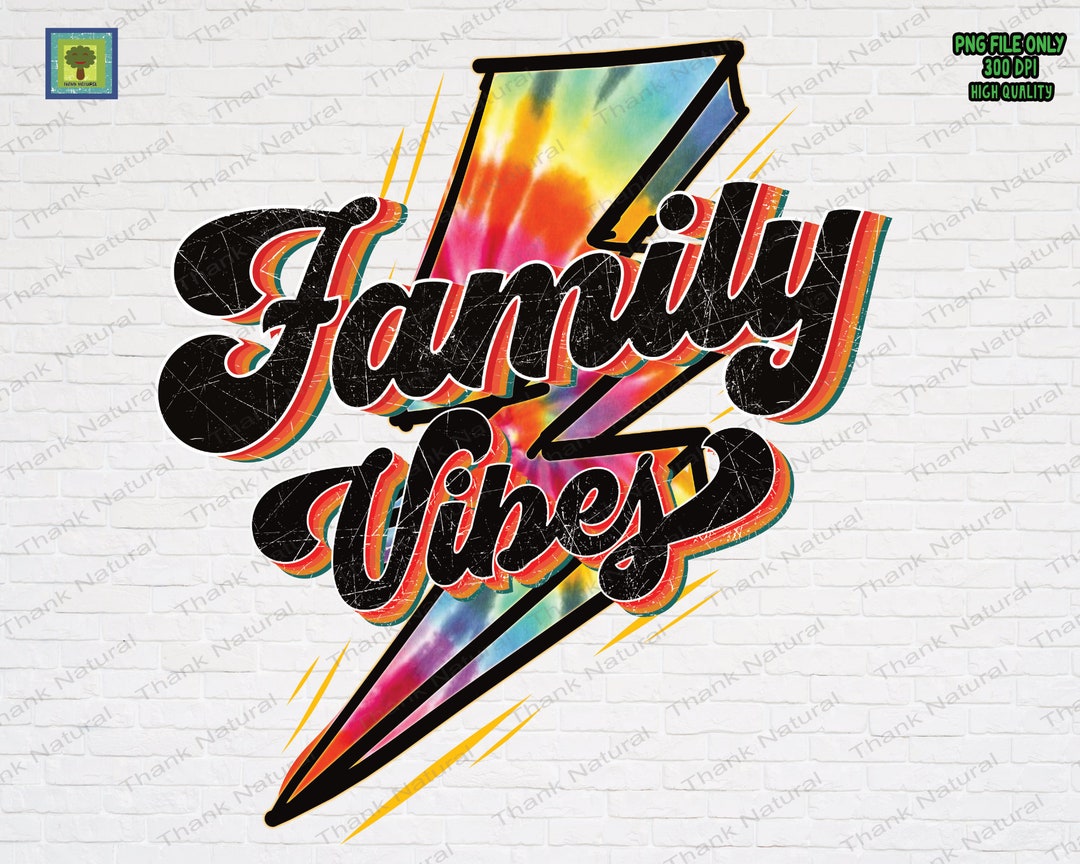 Family Vibes 2023, Sublimation Design, Vintage Family Vibes Retro ...