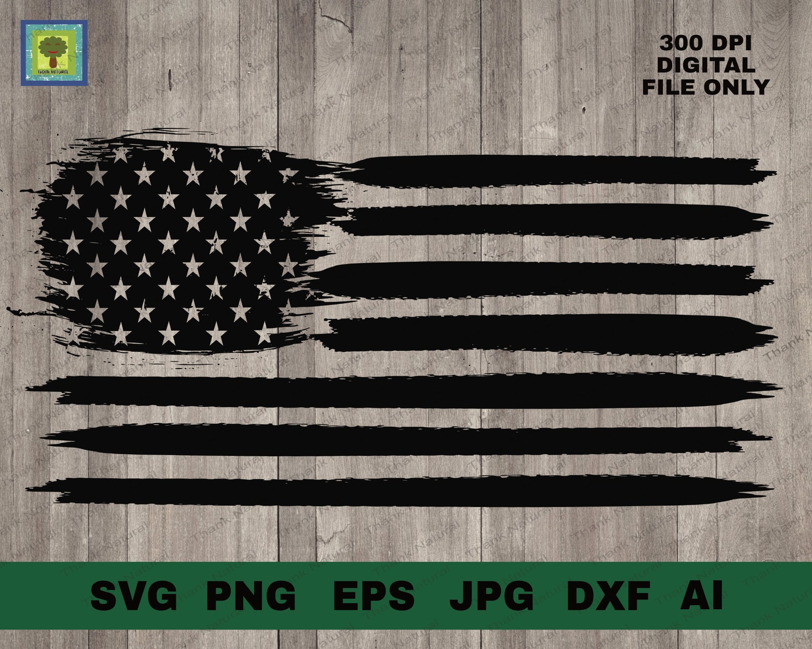 Distressed American Flag SVG Bundles Patriotic Flags USA Svg - Etsy