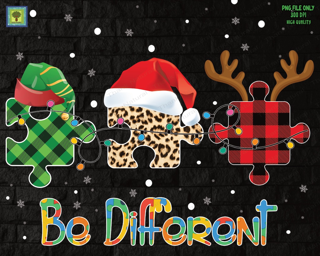 Autism Awareness Puzzle Christmas Autistic Xmas Pajama, Sublimation ...