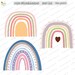 9 Bundle Rainbow Sublimation Designs Clip Art Png File Baby Clipart ...