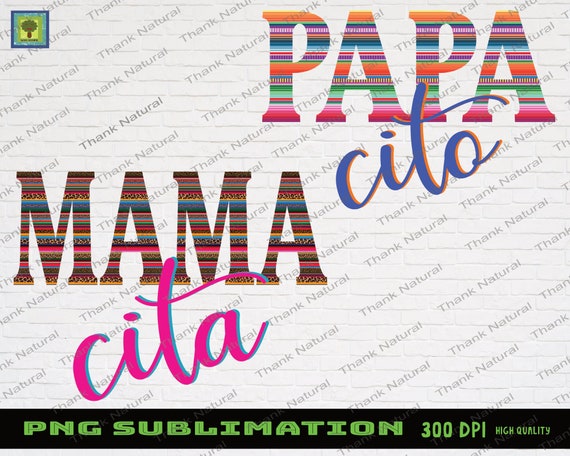 Mama Cita Papa Cito Sublimation Bundles Dad Gender Mom - Etsy