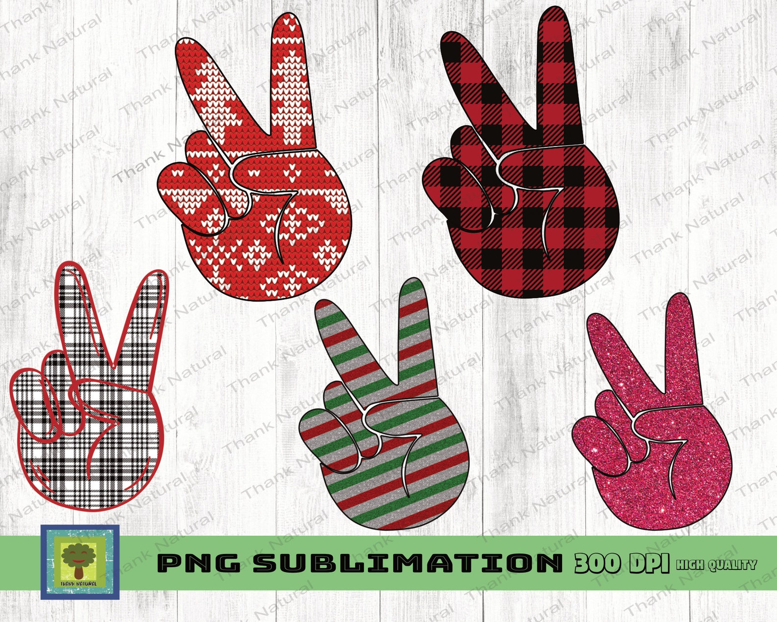 30 Peace Hand Sublimation Designs Bundles PNG Peace Love - Etsy